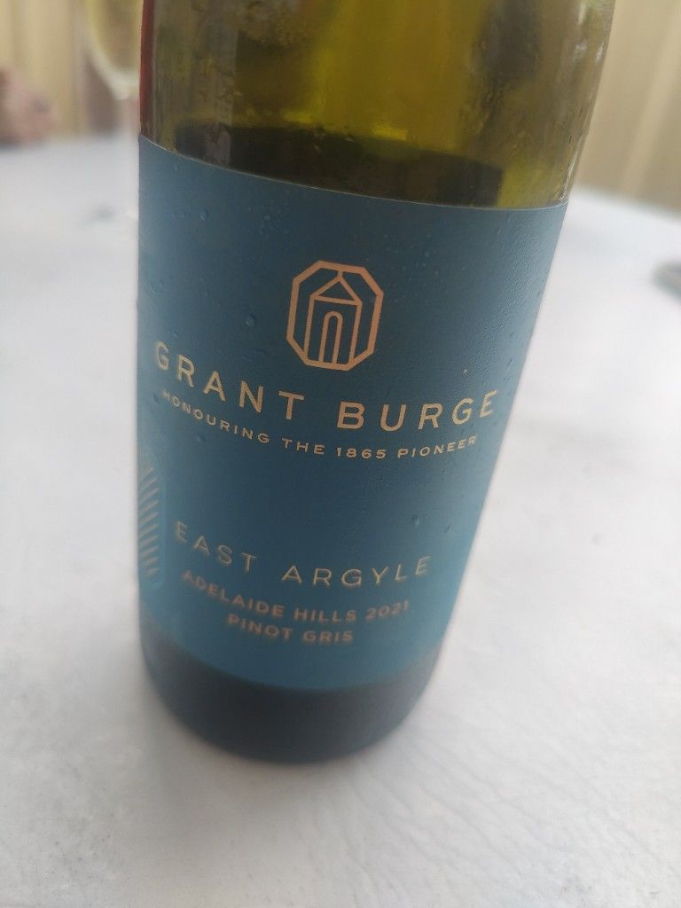 2021 Grant Burge Pinot Gris East Argyle, Australia, South Australia ...