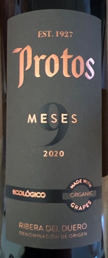 2020 Bodegas Protos Ribera del Duero 9 Meses, Spain, Castilla y León ...
