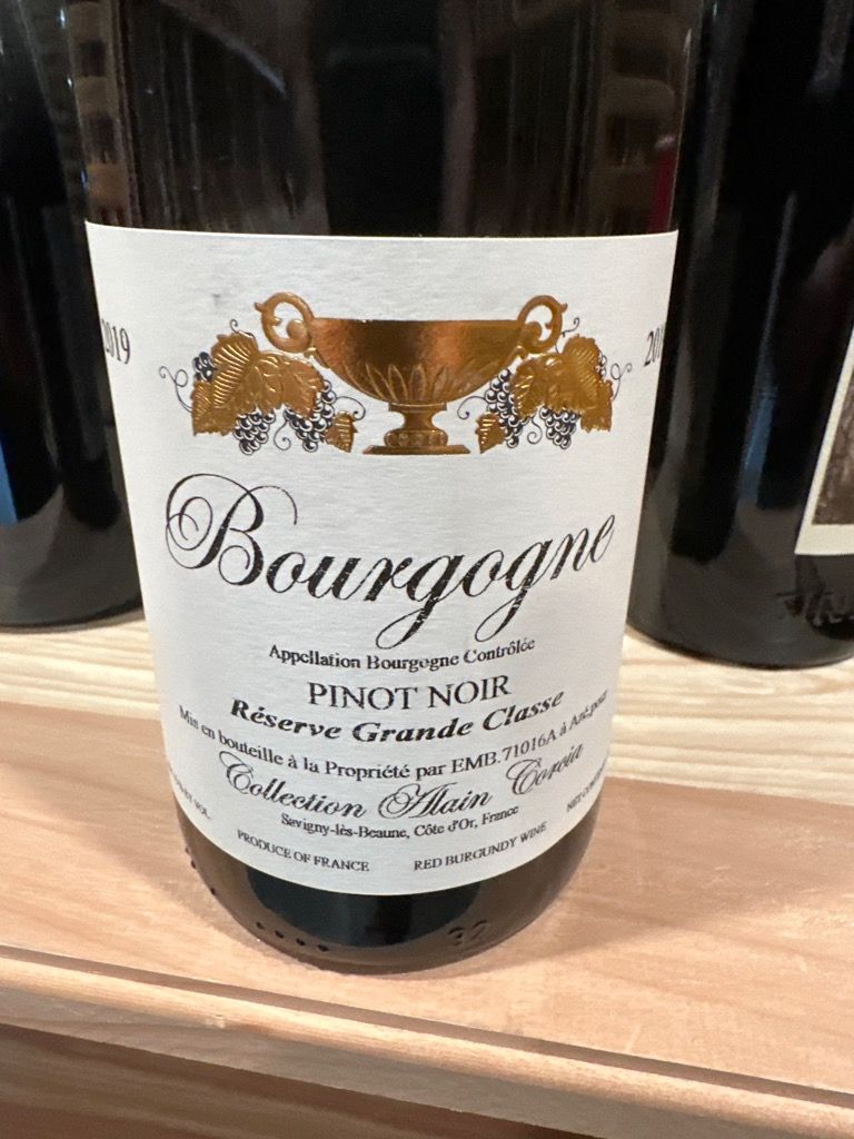 2021 Alain Corcia Pinot Noir Bourgogne Reserve Grande Classe, France ...