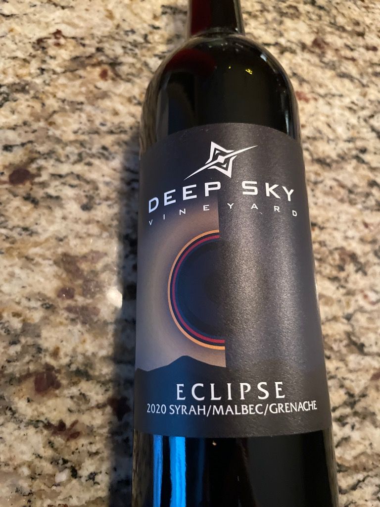 2020 Deep Sky Vineyard Counoise "Blood Moon Eclipse" orange style, USA, Arizona, Cochise County ...