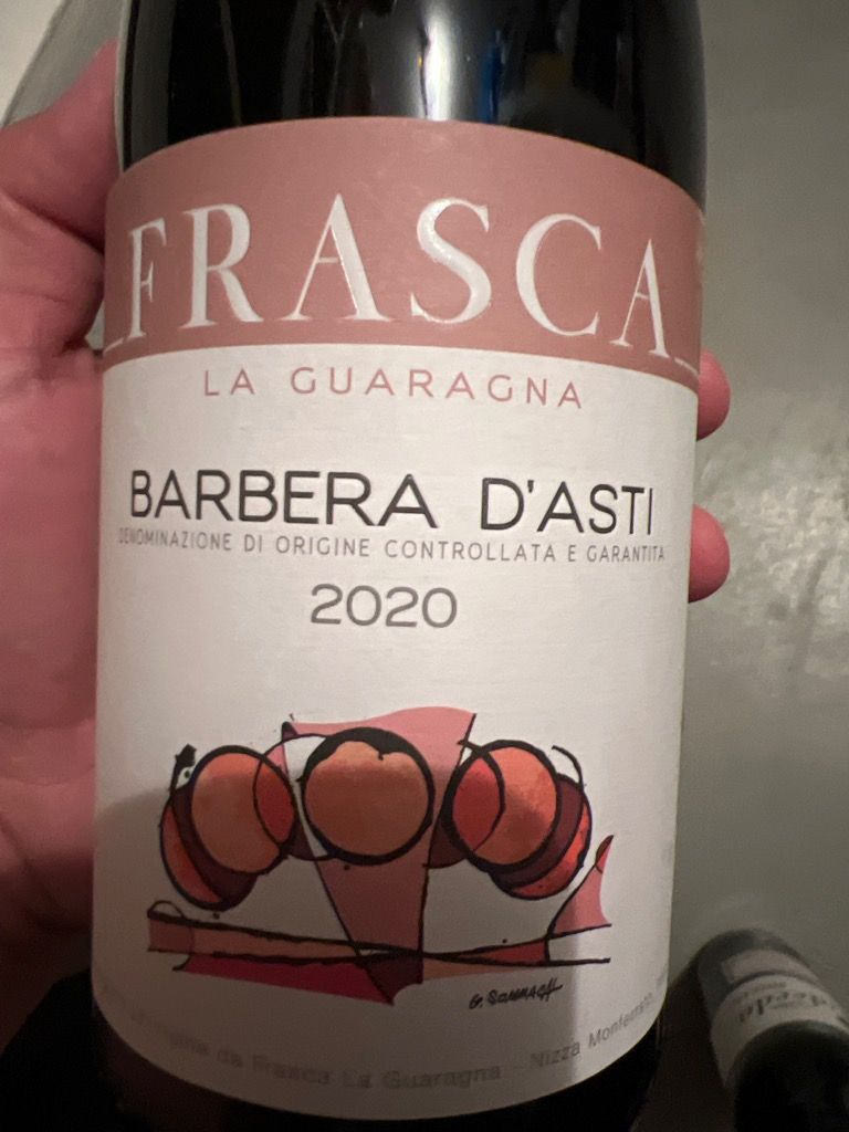 2020 Frasca La Guaragna Barbera d'Asti La Veja, Italy, Piedmont, Asti ...