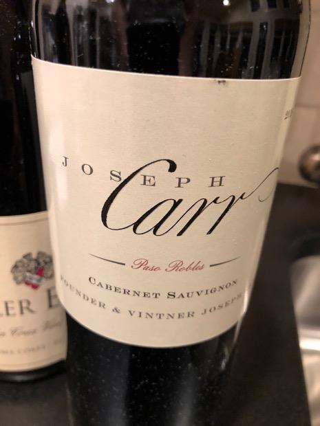2016 Joseph Carr Cabernet Sauvignon Paso Robles, USA, California ...