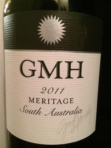 2011 Geoff Hardy GMH Meritage, Australia, South Australia, Limestone ...