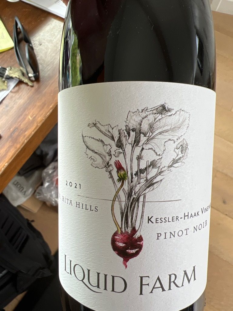 2021 Liquid Farm Pinot Noir Kessler-Haak, USA, California, Central ...