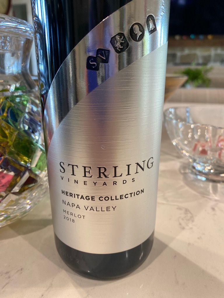 2019 Sterling Vineyards Merlot Heritage Collection, USA, California ...