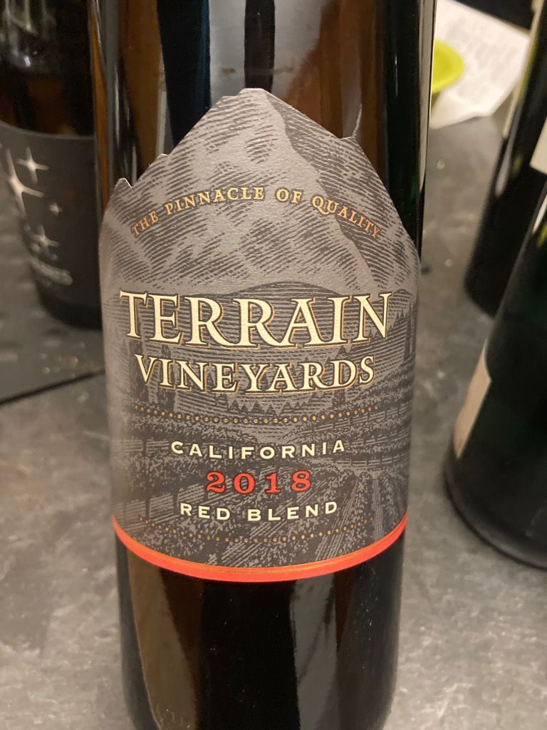 2018 Terrain Vineyards Red Blend, USA, California - CellarTracker