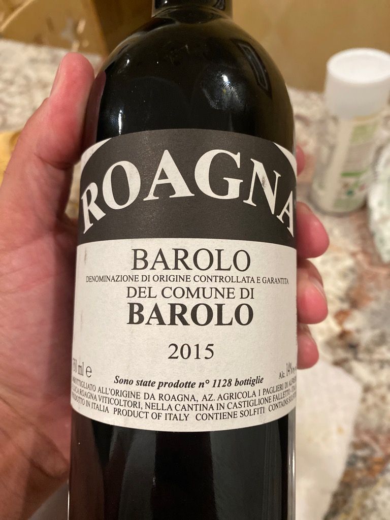 2015 Roagna Barolo Rocche di Castiglione, Italy, Piedmont, Langhe ...