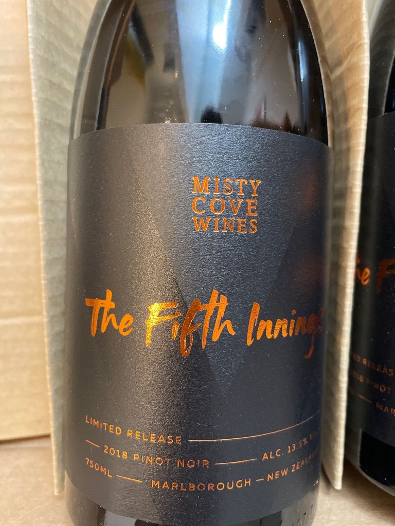 2018 Misty Cove - The Fifth Innings Pinot Noir, New Zealand - CellarTracker