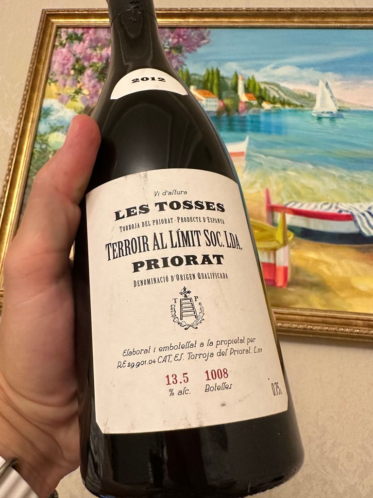 2012 Terroir Al Limit Soc. Lda. Priorat Les Tosses, Spain, Catalunya ...