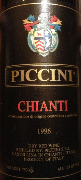 1996 Piccini Chianti, Italy, Tuscany, Chianti - CellarTracker