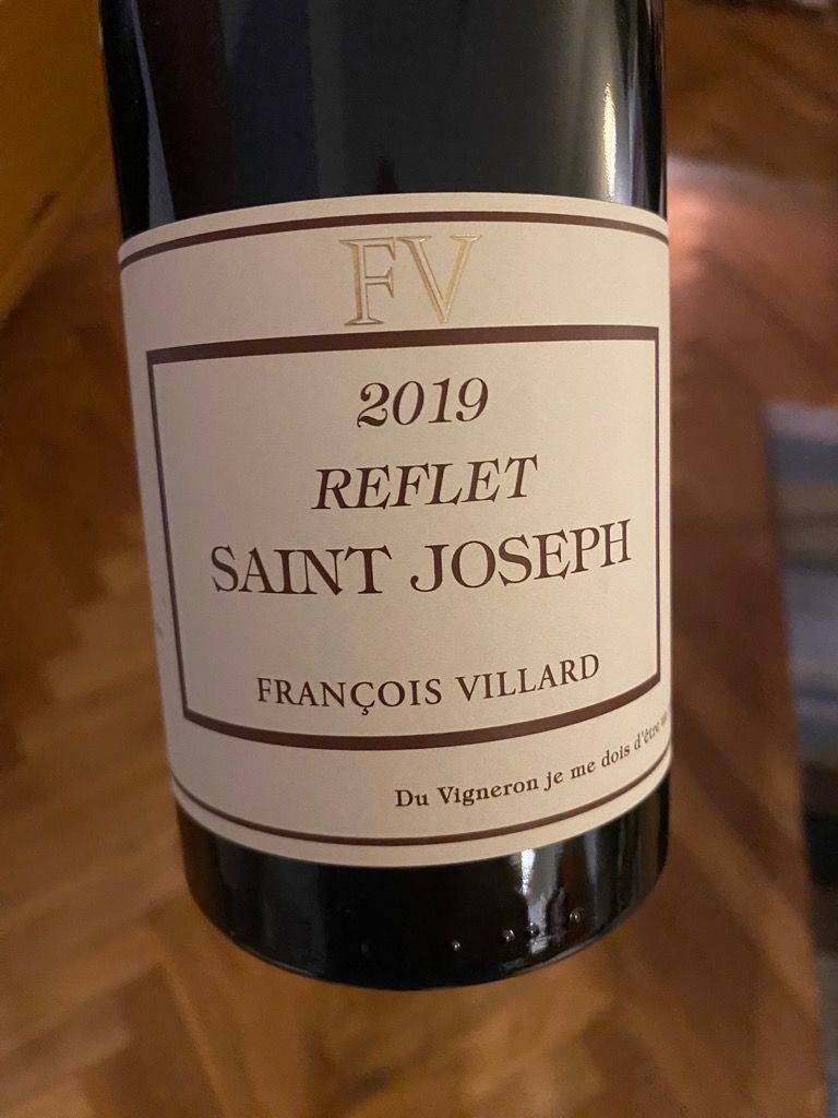 2019 François Villard St. Joseph Reflet, France, Rhône, Northern Rhône ...