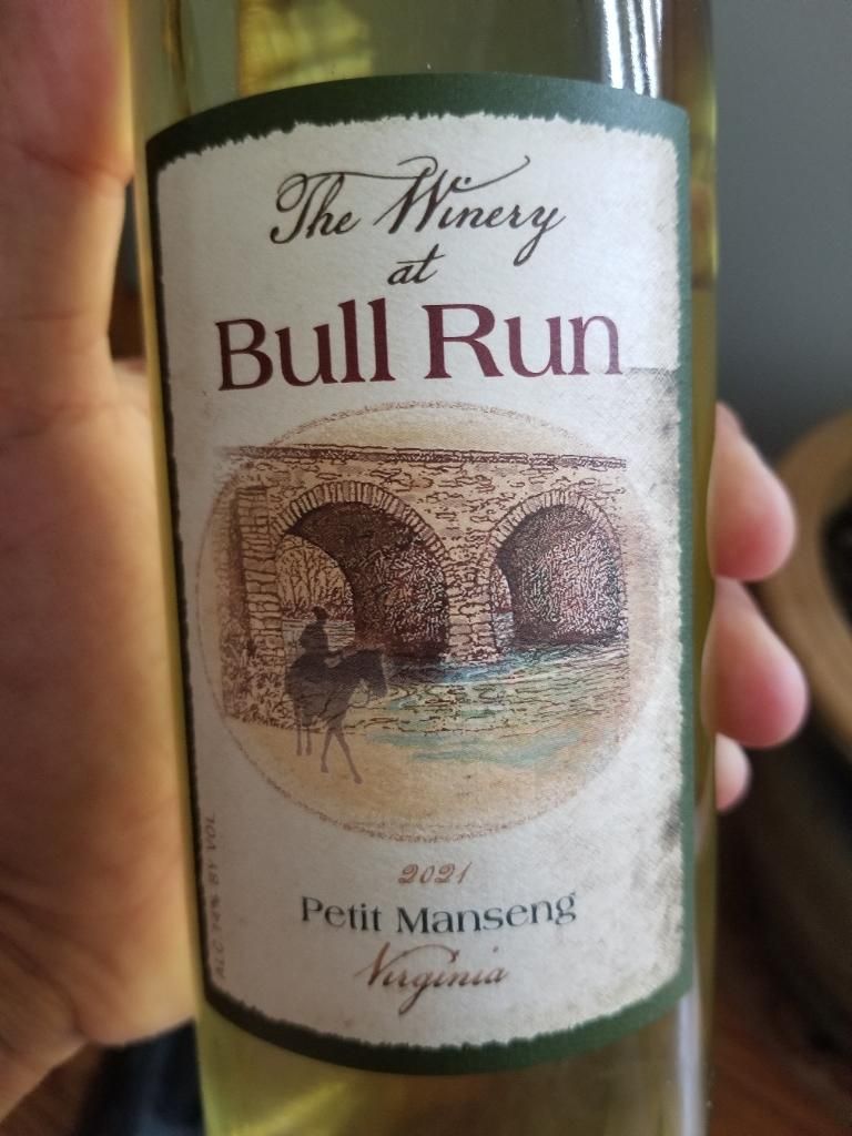 2021 The Winery at Bull Run Petit Manseng, USA, Virginia, Northern ...
