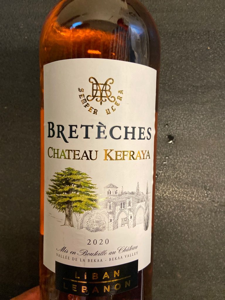 2021 Château Kefraya Les Bretèches Rosé, Lebanon, Bekaa Valley ...