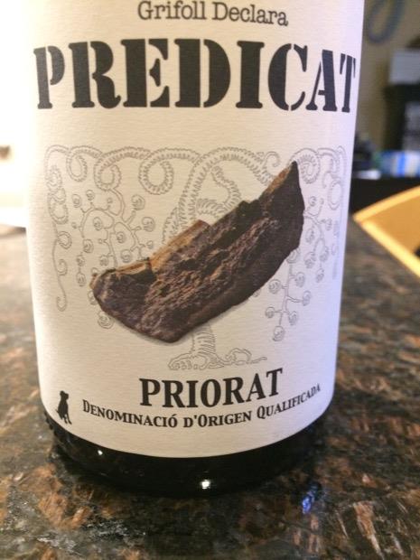 2015 Cellers Grifoll Declara Priorat Predicat, Spain, Catalunya ...