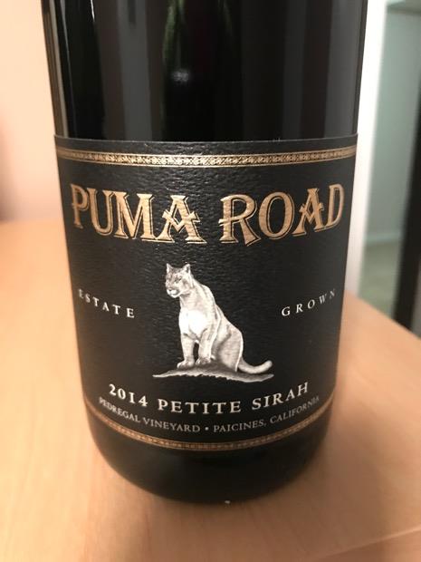 2017 Puma Road Petit Verdot Pedregal Vineyard, USA, California, Central ...