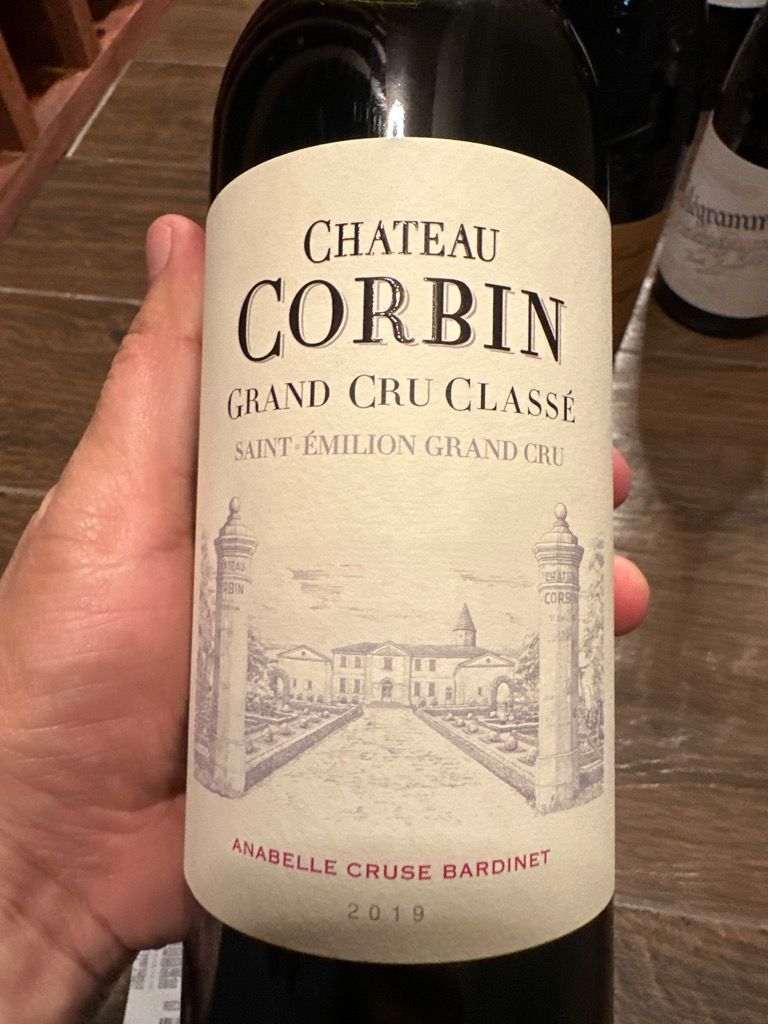 2019 Château Corbin Saint-Émilion Grand Cru, France, Bordeaux ...