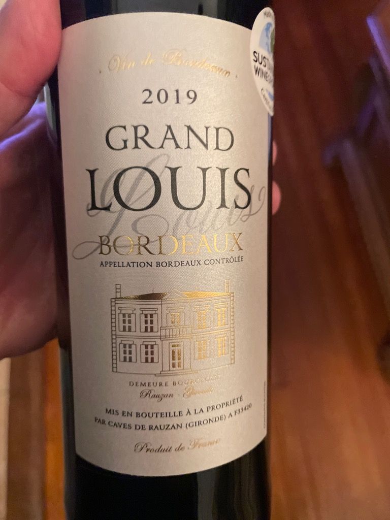 2021 Grangeneuve Caves de Rauzan Grand Louis, France, Bordeaux ...