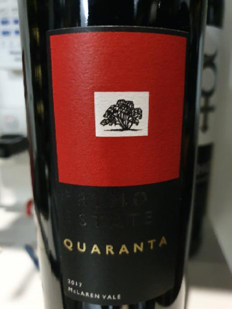 2017 Primo Estate Quaranta, Australia, South Australia, Mount Lofty ...