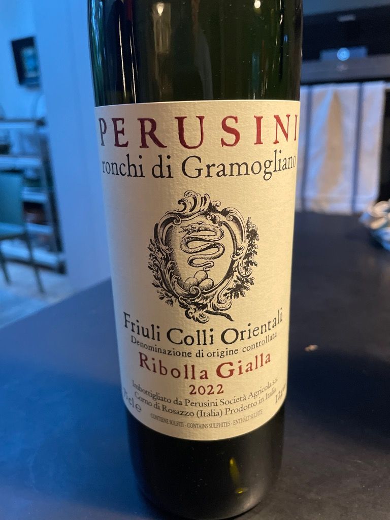 2020 Perusini Friuli Colli Orientali Ribolla Gialla, Italy, Friuli ...