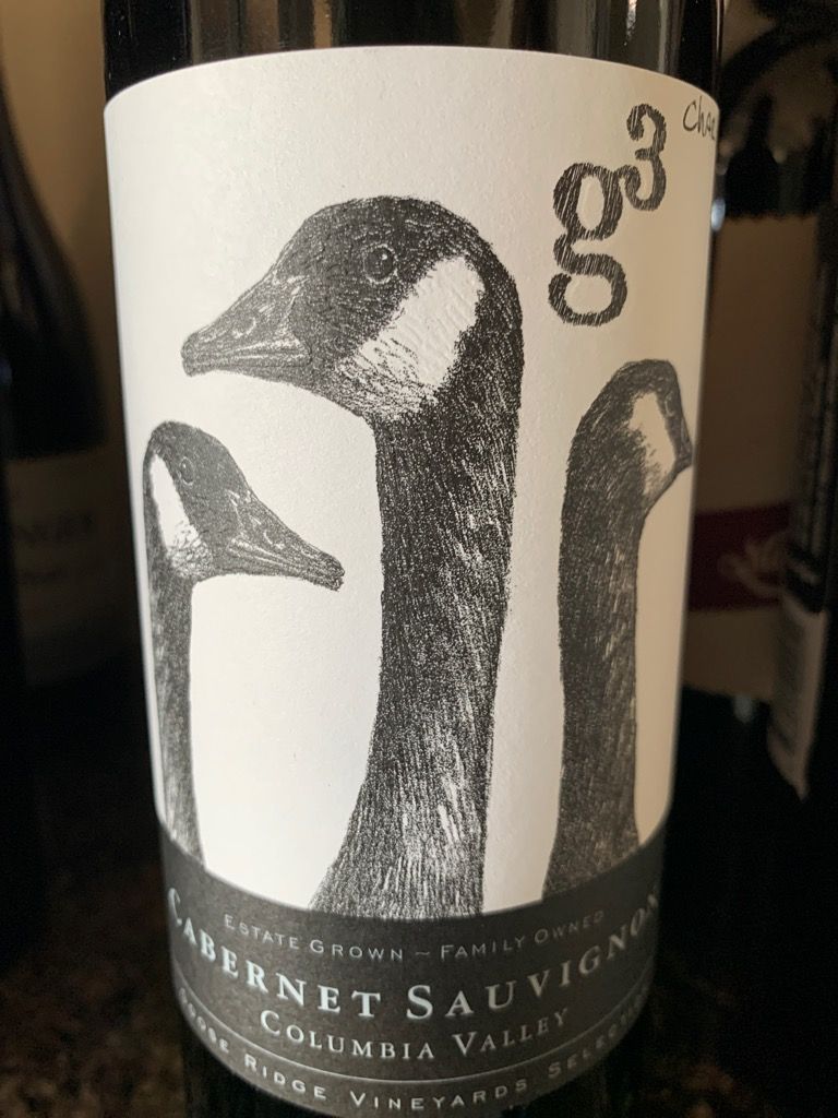 2018 Goose Ridge Vineyards Cabernet Sauvignon G3, USA, Washington ...