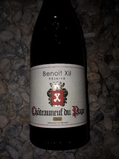 2016 Auguste Bessac Châteauneuf-du-Pape "Reserve Benoit XII", France ...