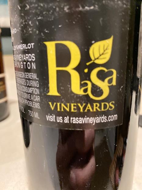 2009 PB Wines (Rasa Vineyards) Cabernet Sauvignon/Merlot, USA ...