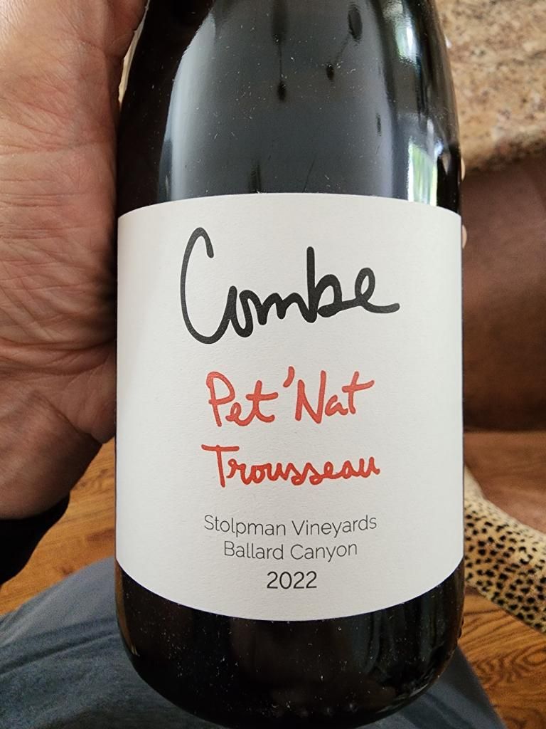 2022 Stolpman Trousseau Combe Pet'Nat, USA, California, Central Coast ...