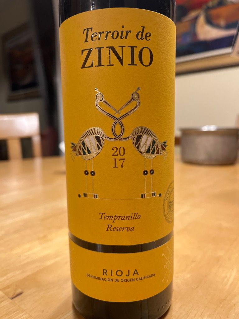 2020 Bodegas Patrocinio Rioja Terroir de Zinio Reserva, Spain, La Rioja ...