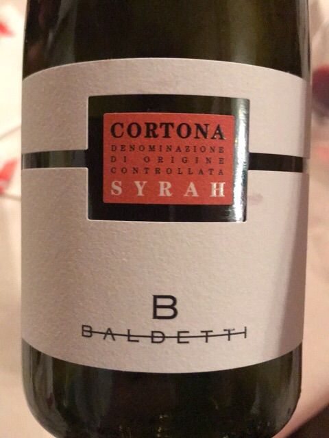 2020 Baldetti Syrah Cortona, Italy, Tuscany, Cortona - CellarTracker