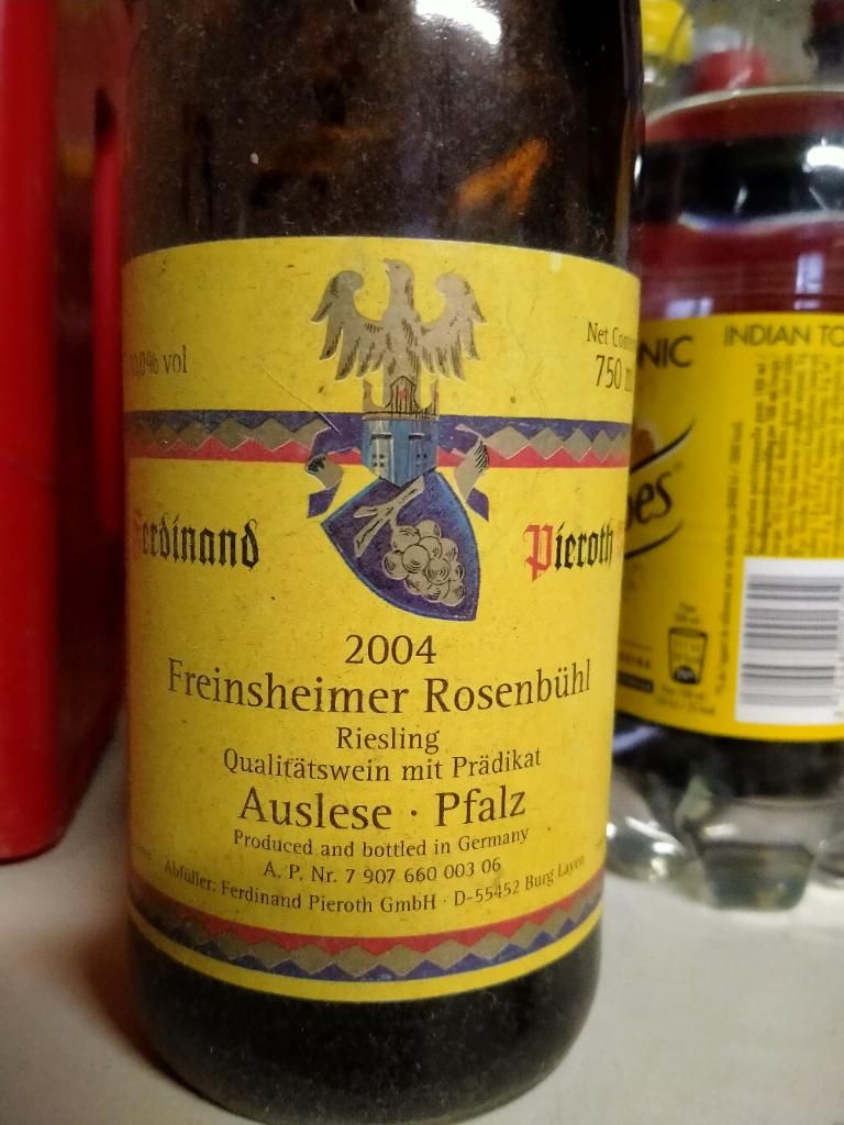 2010 Ferdinand Pieroth Burg - Layer Schloß kapelle Riesling Auslese ...