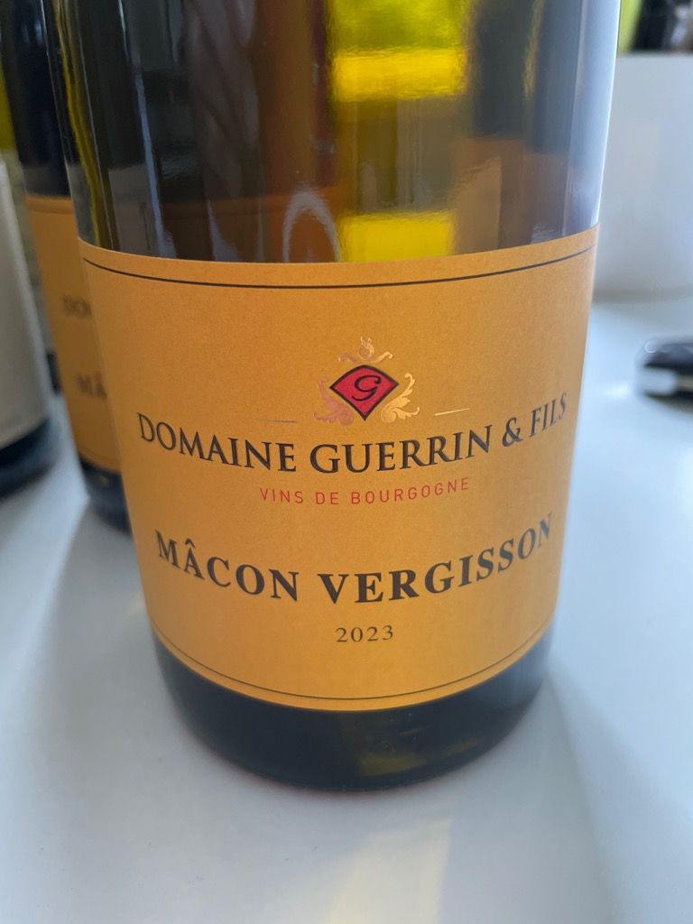 2023 Domaine Guerrin & Fils Mâcon-Vergisson Les Rochers, France ...