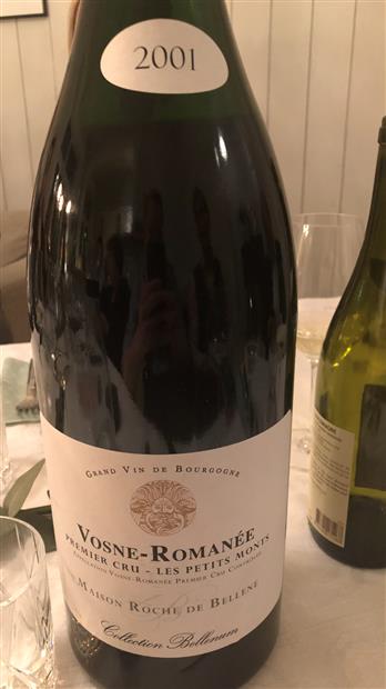 2000 Maison Roche de Bellene Vosne-Romanée 1er Cru Les Petits Monts ...