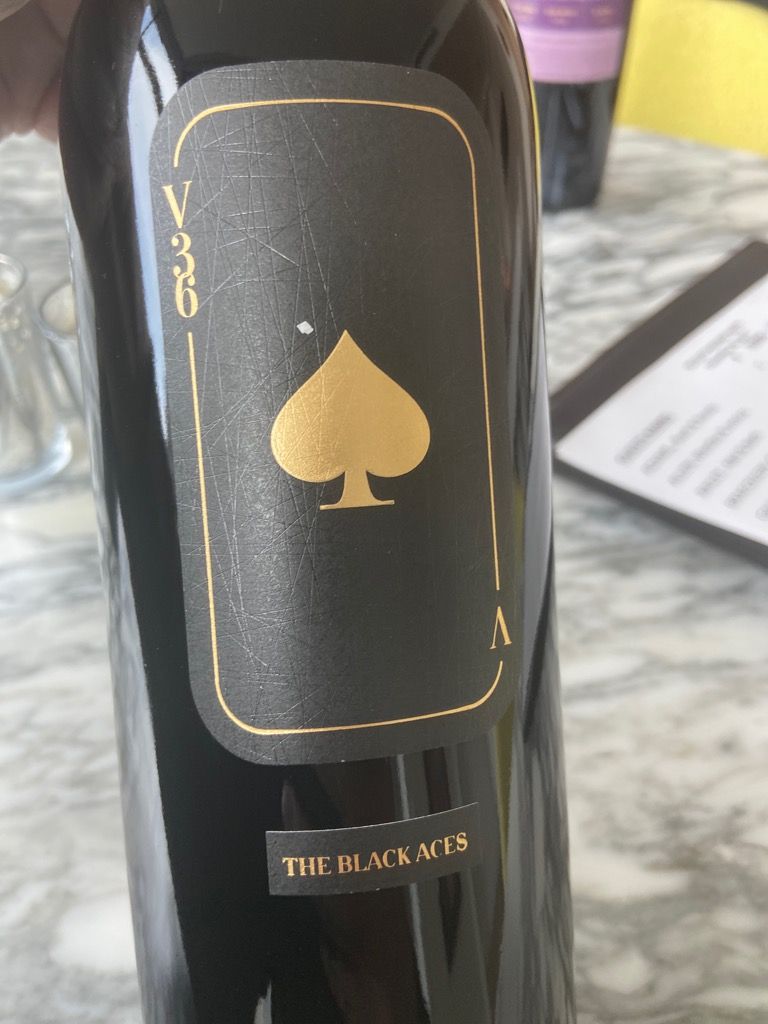 2020 Vineyard 36 Cabernet Sauvignon The Black Aces, USA, California ...
