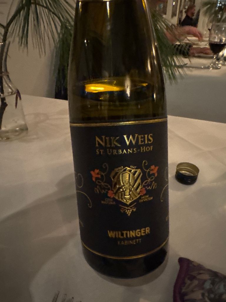 2020 Nik Weis / St. Urbans-Hof Wiltinger Riesling Kabinett, Germany ...