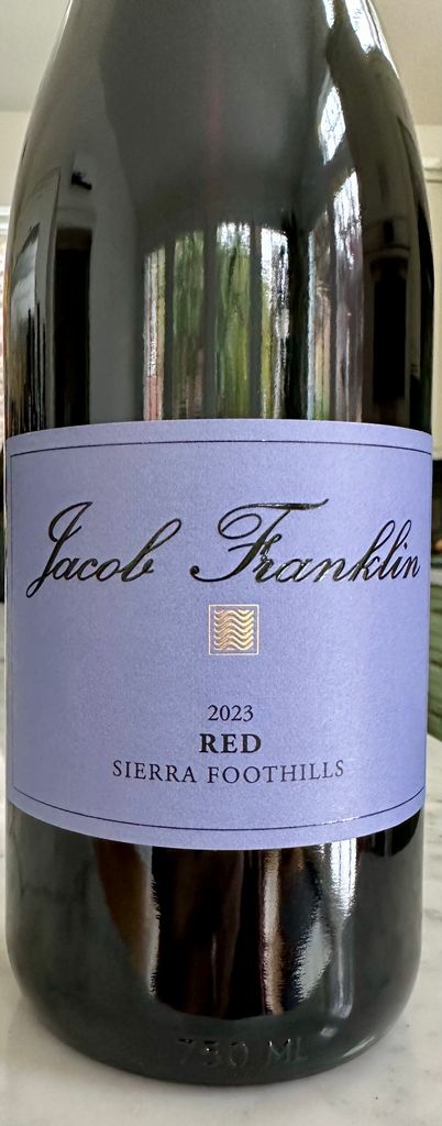 2021 Jacob Franklin Red, USA, California, Sierra Foothills - CellarTracker