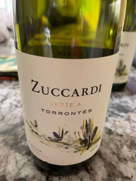 2019 Familia Zuccardi Torrontés Serie A, Argentina, Salta - CellarTracker