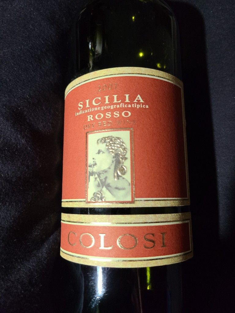 2007 Cantine Colosi Sicilia Rosso, Italy, Sicily, Sicilia - CellarTracker