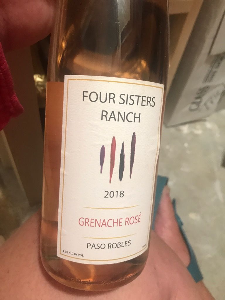 2021 Four Sisters Ranch Grenache Rosé, USA, California, Central Coast ...