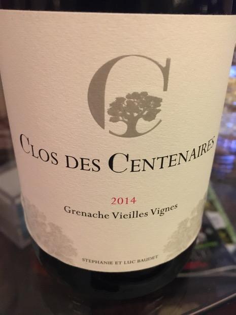 2013 Clos des Centenaires Grenache Vieilles Vignes, France, Rhône ...