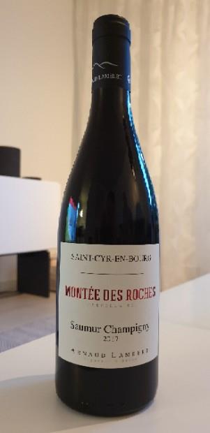 2017 Arnaud Lambert Saumur-Champigny La Montee des Roches, France ...