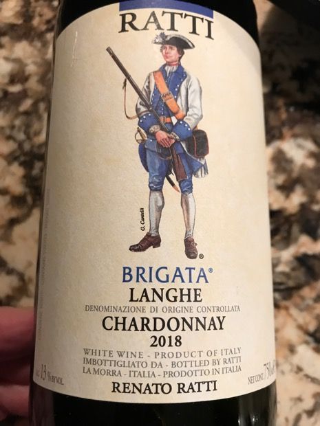 2017 Renato Ratti Chardonnay Langhe Brigata, Italy, Piedmont, Langhe ...