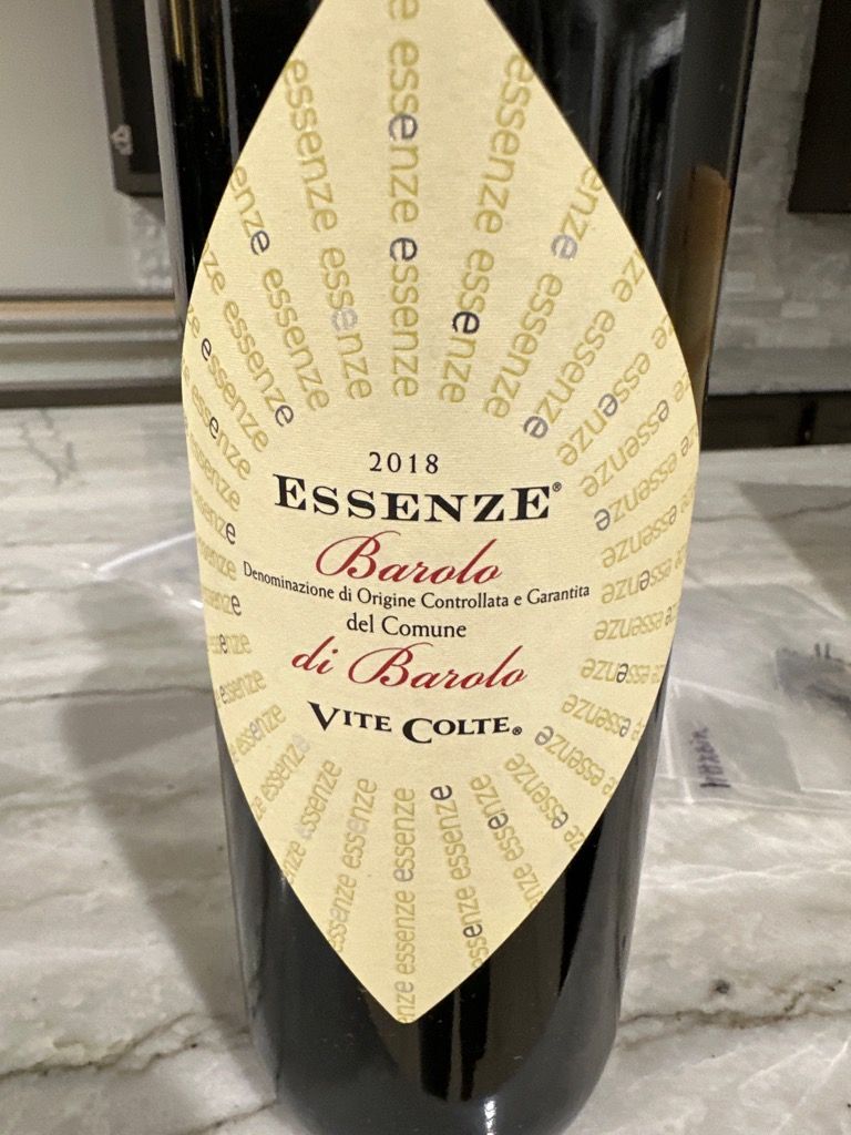 2019 Vite Colte Barolo Essenze, Italy, Piedmont, Langhe, Barolo ...