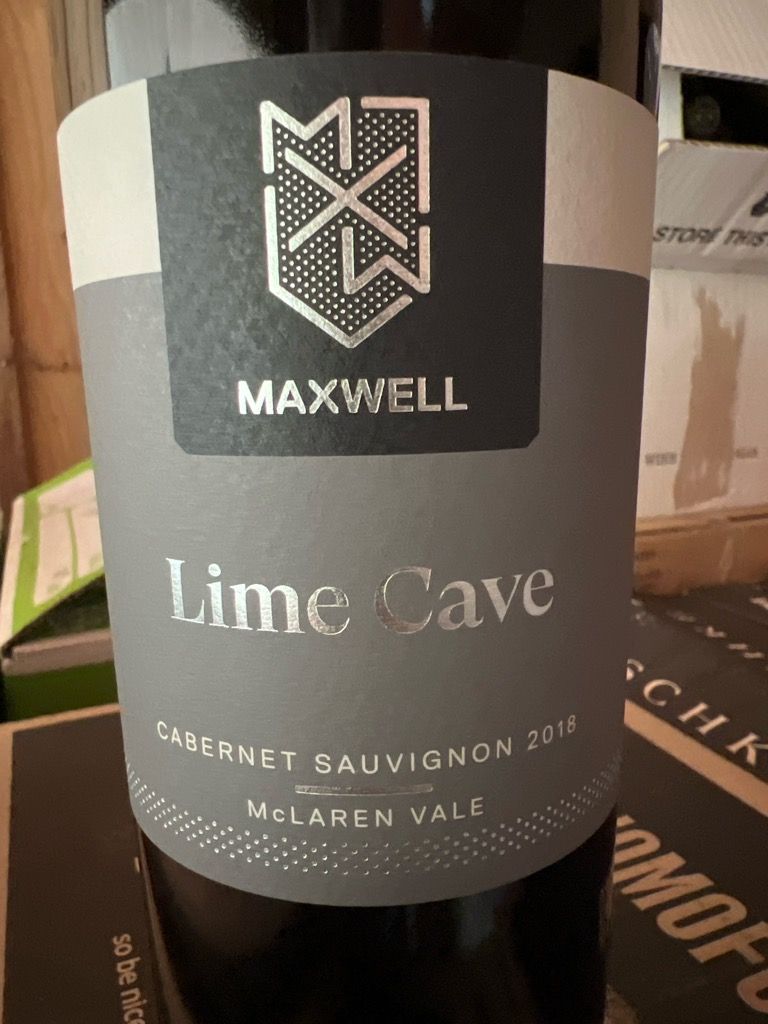 2018 Maxwell Cabernet Sauvignon Lime Cave, Australia, South Australia ...