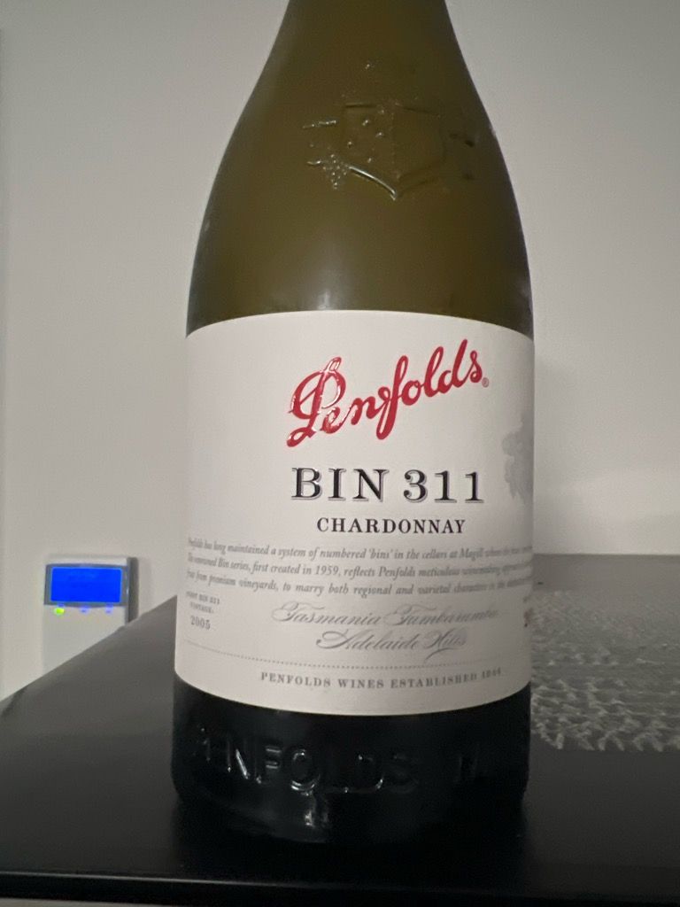 2022 Penfolds Chardonnay Bin 311, Australia, South Eastern - CellarTracker