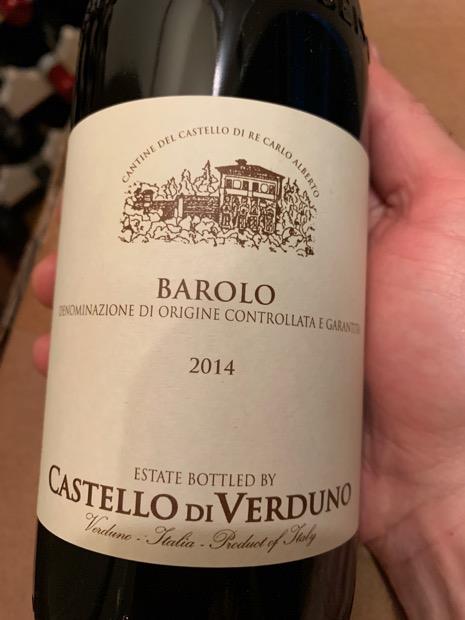 2014 Castello di Verduno Barolo Riserva Monvigliero, Italy, Piedmont ...