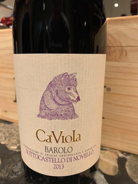 2013 Ca' Viola Barolo Sotto Castello di Novello, Italy, Piedmont ...