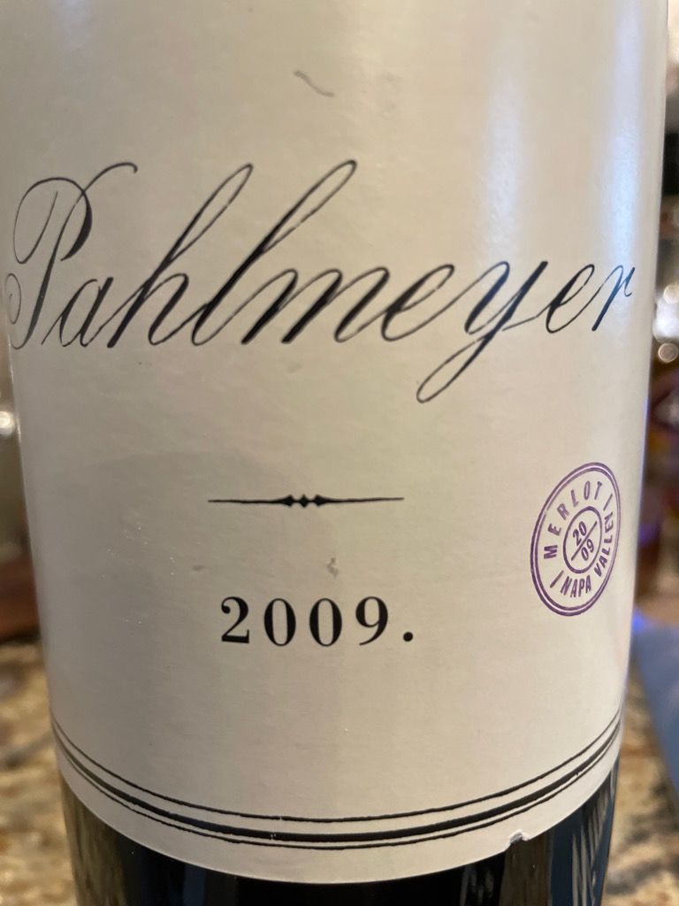 2009 Pahlmeyer Proprietary Red, USA, California, Napa Valley ...