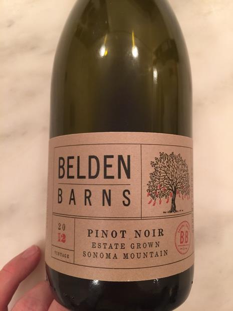 2012 Belden Barns Pinot Noir, USA, California, Sonoma County, Sonoma ...