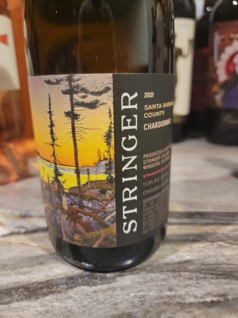 2021 Stringer Cellars Chardonnay, USA, California, Sonoma County ...