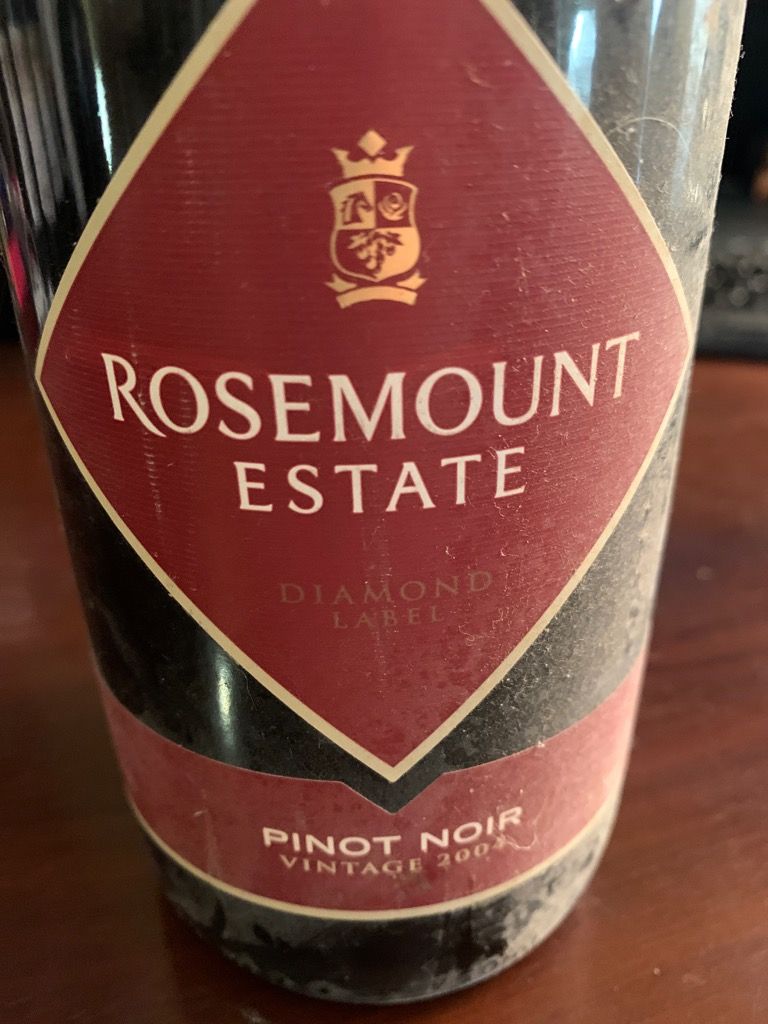 2005 Rosemount Estate Pinot Noir Diamond Label, Australia, South ...